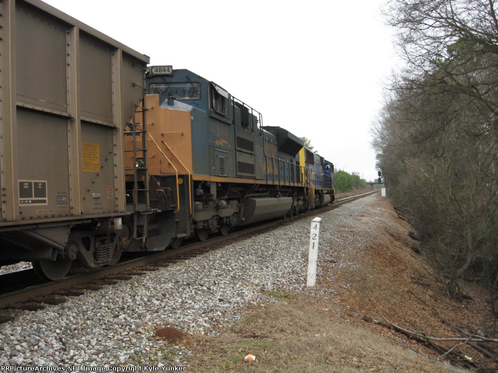 NB hopper train on the K&A
